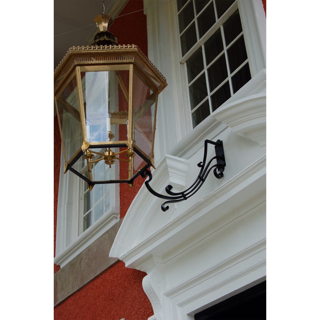 Forged Steel Bracket to Support Brass Coach Light | Robert Hills Artist ...